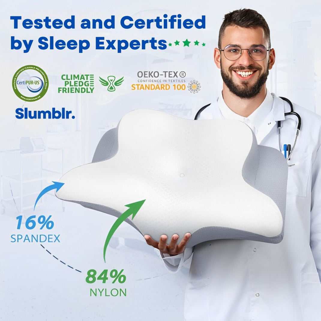 Slumblr® Contour Pillows 2.0 | Superior Neck and Spine Support