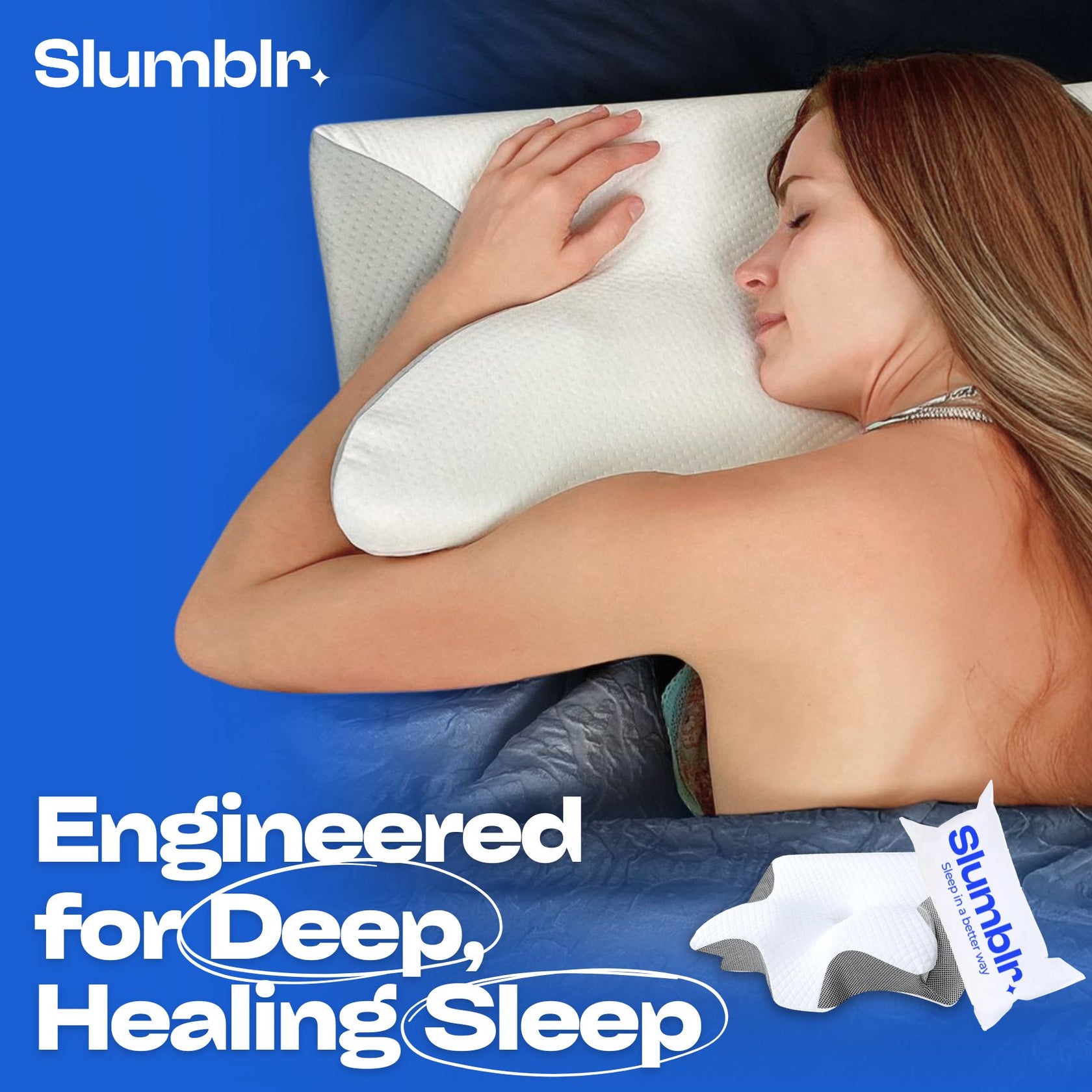 Contour Relief Pillow | Pain-Free Mornings | Slumblr