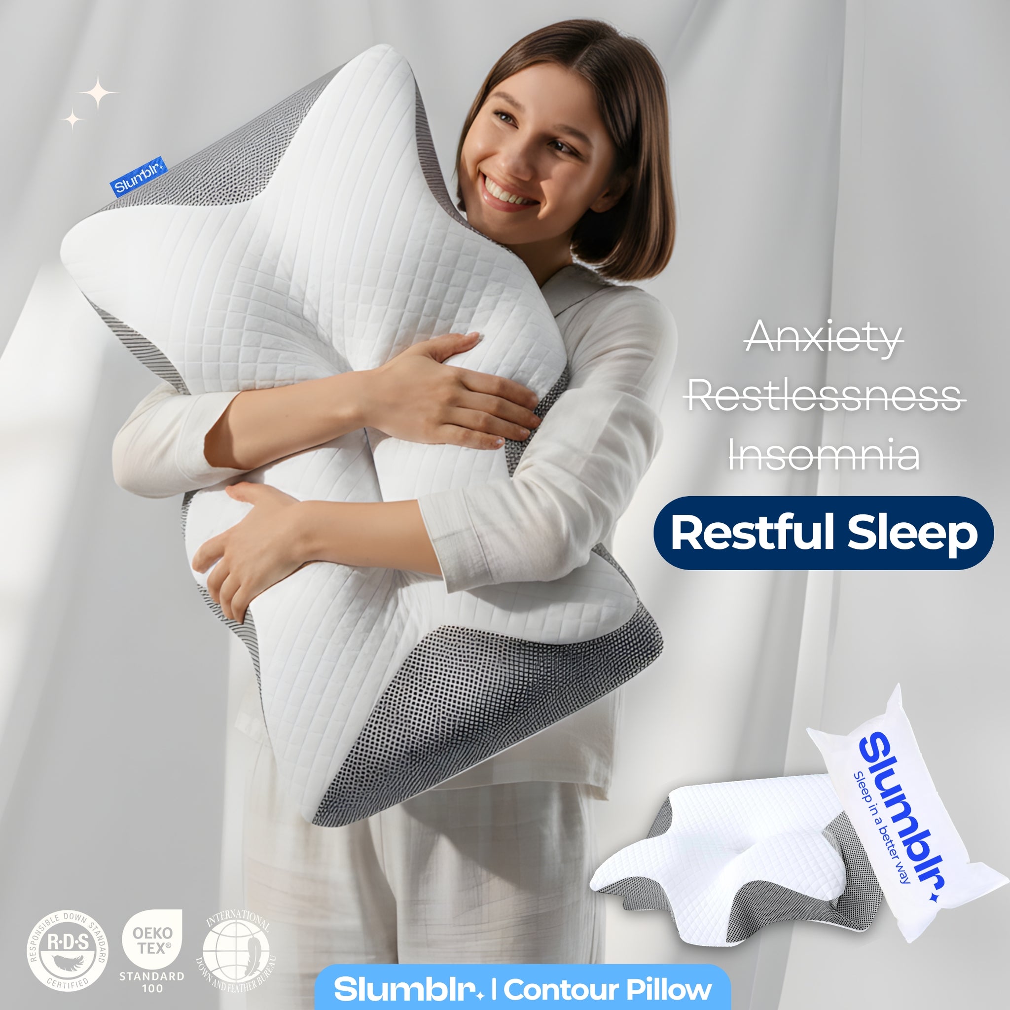 Contour Relief Pillow | Pain-Free Mornings | Slumblr